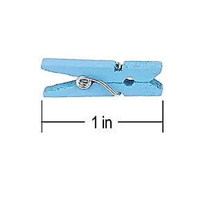 Juvale Mini Wooden Clothespins for Crafts (1 x 0.25 in, 300-Pack)