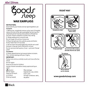 Soft Wax Earplugs & Travel Case,18 pcs, 32 dB