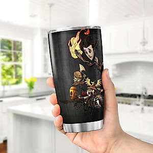 Tumbler Dont Coffee Stainless Steel Starve 20 30 Oz Office Together Tea Travel Insulated Hot Iced