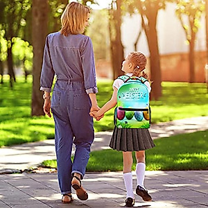 VBFOFBV Unisex Adult Backpack with for Travel Work, Happy Easter Egg Flowers