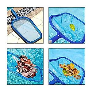 CREPRO Swimming Pool Nets, Professional Cleaning Pool Rakes/Fine Mesh Leaf Skimmers Rake Net for Removing Debris