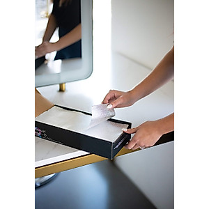 Framar 5x12 Star Struck Silver Embossed Pre Cut Aluminum Foil Sheets, Hair Foils For Highlighting - 500 Foil Sheets