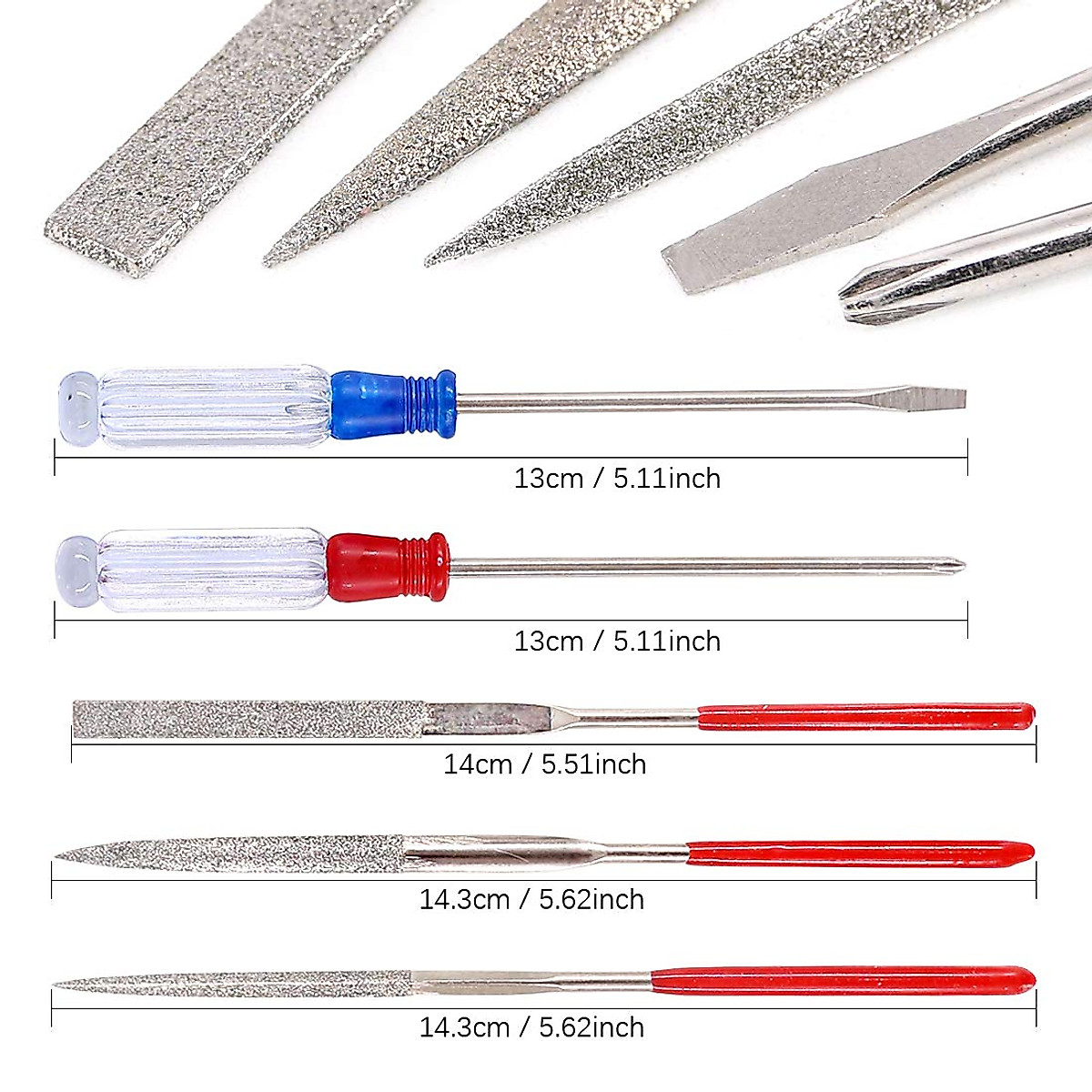 Keadic 24Pcs Gundam Modeler Basic Tools Craft Set for Car Gundam Model Assemble Building