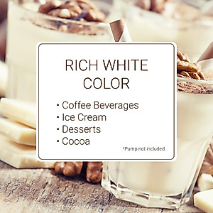 Monin - Gourmet White Chocolate Sauce, Creamy and Buttery, Great for Desserts, Coffee, and Snacks, Gluten-Free, Non-GMO (12 Ounce)