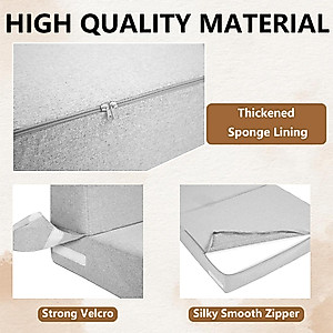 VINYUSE Folding Sofa Bed,Convertible Sleeper Chair Floor Couch,7 inch High Resilience Memory Foam, Futon Sofa Sleeper Chair with Washable Cover for Living Room/Bedroom 76" x 29" x 7",Grey