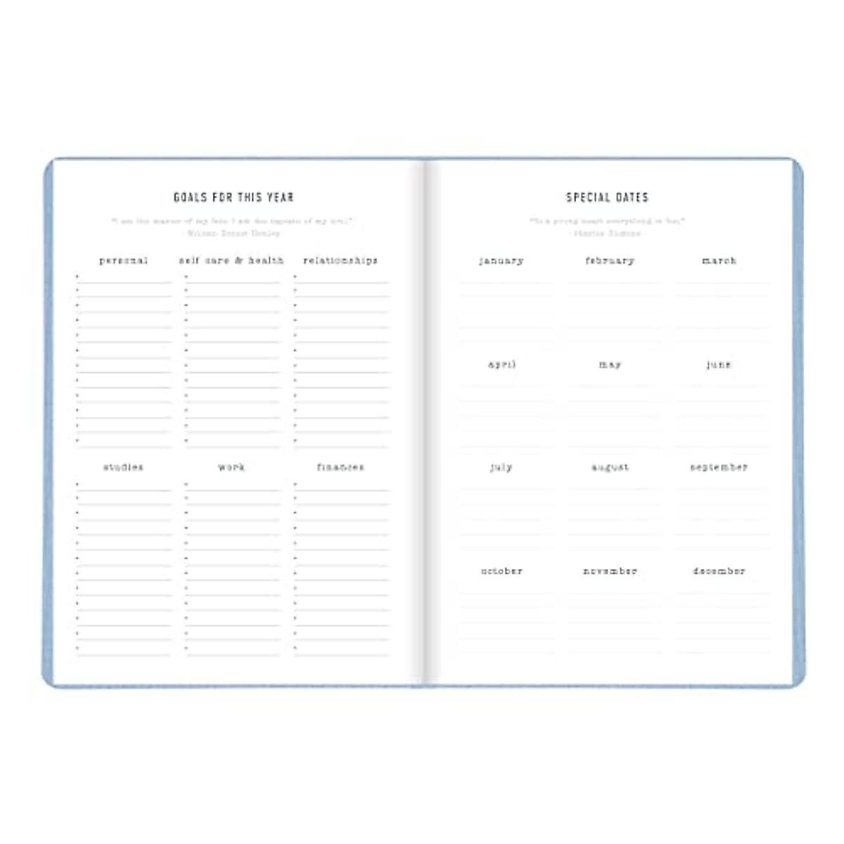 Letts of London Zodiac Weekly/Monthly Planner, 12 Months, January to December, 2024, Sewn Binding, A5 Size, 8.25" x 5.875", Multilingual, Sky (C082296-24)