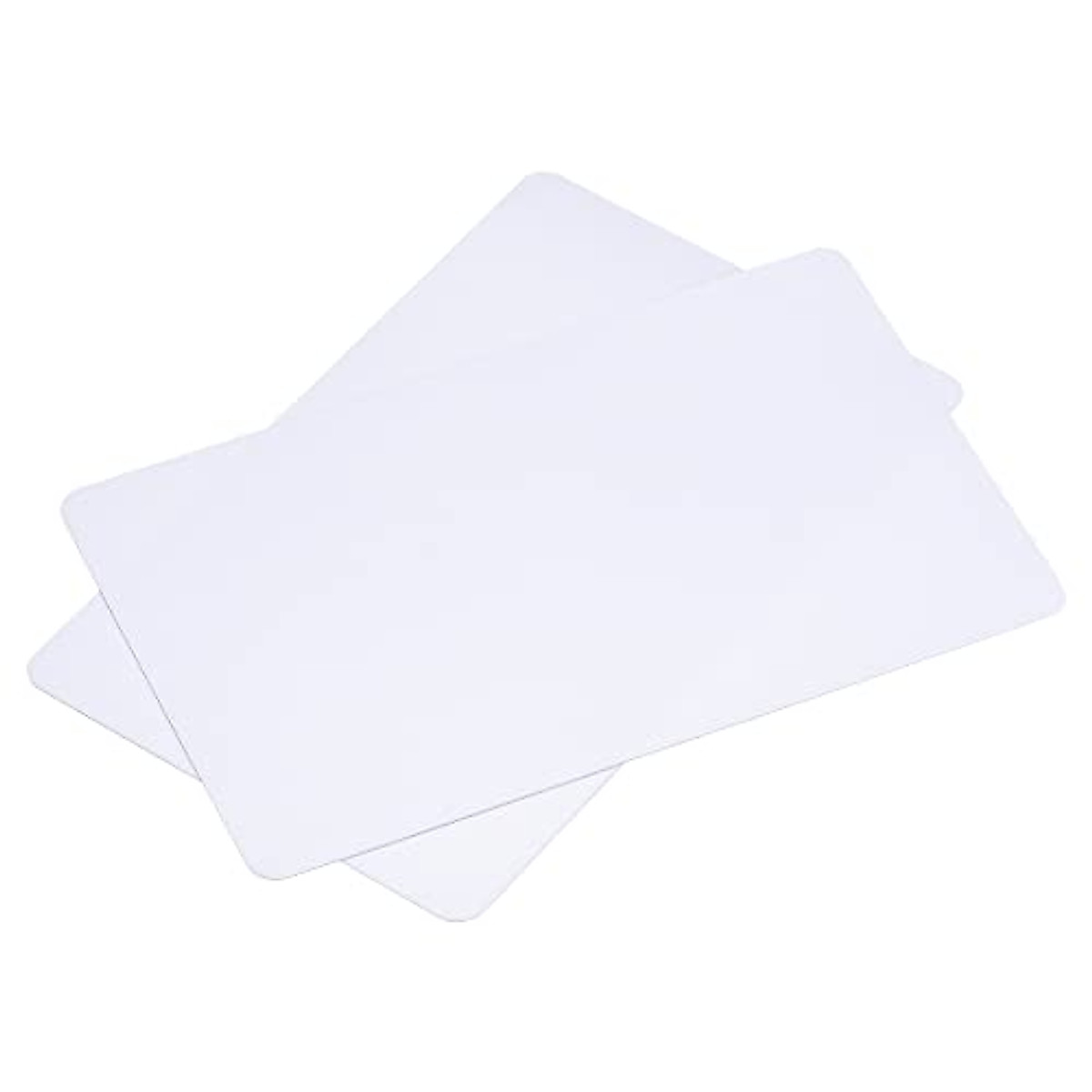 MECCANIXITY Blank PVC Cards for ID Badge Printers, Graphics Quality White Plastic CR80 10 Mil (CR8010) Pack of 20
