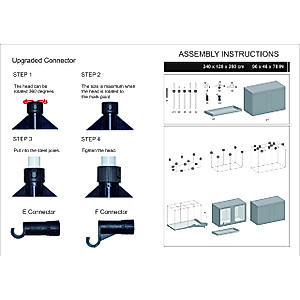 Grow Tents 96"X48"X78" High Reflective Grow Tent Indoor Grow Room for Planting Fruit Flower Veg with Removable Water-Proof Floor Tray 8x4