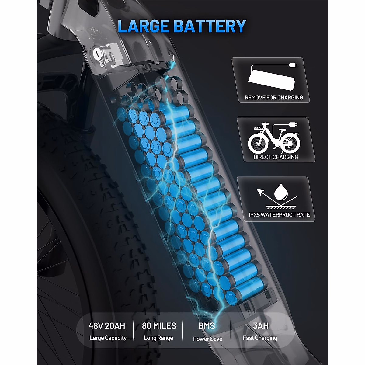 FD FREEDARE Eden Electric Bike Adults GPS Smart App Control 750W Motor 48V 20Ah Battery Fat Tire Ebike,Torque Sensor Electric Bicycle,90Miles Range,28MPH Max Speed UL Certificate