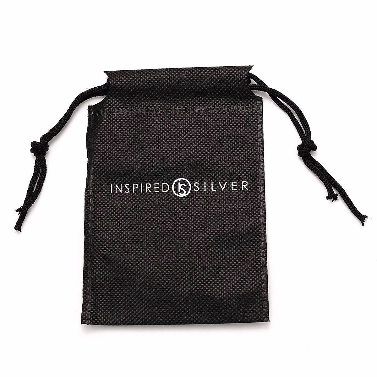 Inspired Silver - My Initials - Letter C - Silver Braided Bracelet for Women - Circle Charm Bracelet Jewelry Gift with Cubic Zirconia - Women's Charm Bracelet with Lobster Claw Clasp