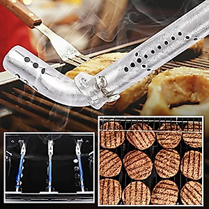 Uniflasy Grill Replacement Parts Kit for 3-Burner Walmart Expert Grill XG10-101-002-02 Stainless Steel Grill Burner and Heat Plate Shield