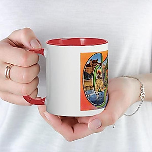 CafePress Galveston Texas Greetings Mug Ceramic Coffee Mug, Tea Cup 11 oz