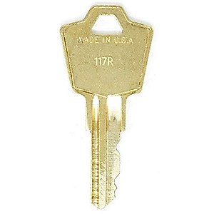 HON 117R Replacement Keys: 2 Keys