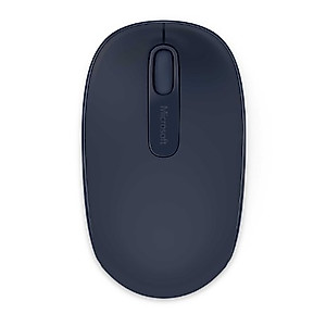 Microsoft Wireless Mobile Mouse 1850- Wool Blue - Comfortable Right/Left Hand Use, Wireless Mouse with Nano transceiver, for PC/Laptop/Desktop, works with Mac/Windows 8/10/11 Computers