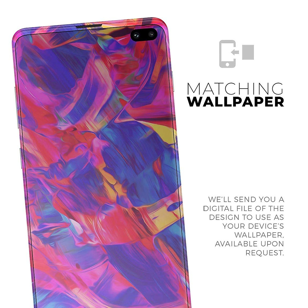 DesignSkinz Liquid Abstract Paint Remix V33 Protective Vinyl Decal Wrap Skin Cover Compatible with The Samsung Galaxy S20 (Screen Trim & Back Glass Skin)