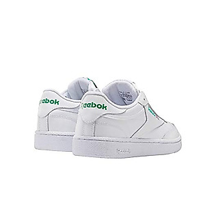 Reebok Men's Club C 85 Walking Shoe, white/green, 8.5 M US