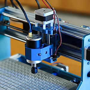 Genmitsu CNC Brushless Motor DC Spindle Kit 24V 12000rpm with Drive Board & Collet Holder Installed, Perfect for 3018 Series CNC Machine