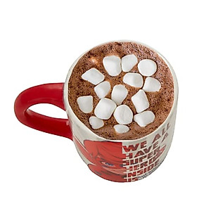 Miraculous Ladybug Mug with Plush Mini Toy, 12 oz. Ceramic Tea or Coffee Cup Gift 