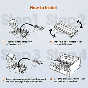 TN760 TN-760 TN730 Toner Cartridge: 2 Pack High Yield Toner Cartridge Replacement for Brother TN760 TN-760 TN730 Toner, Use with HL-L2350DW HL-L2395DW HL-L2390DW HL-L2370DW MFC-L2750DW (Black)