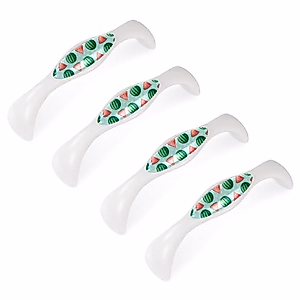 Pull Handle Fence Handle Long Cabinet Handles for Interior, Closet, Drawer, Outdoor, Garage, Fruits Watermelon
