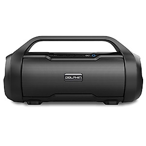 Dolphin LX-20 Dual Portable Bluetooth Waterproof Tube Speaker with HD Sound and Bass, High Power 30W, includes FM Radio, USB/SD MP3, AUX Input