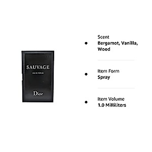 Dior 2018 Sauvage Eau de Parfum Sample Vial Spray .03 oz / 1 ml