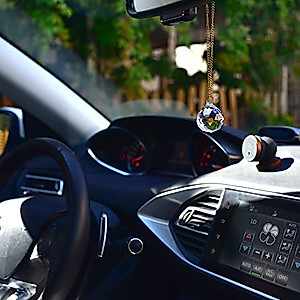 2Pieces Brighter Home Suncatcher Crystal Prism Hanging Ornament Rainbow Maker Perfect Decoration for Home Garden Car Wedding Party Gift Christmas Day