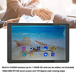 10in Tablet for, 2GB RAM 32GB ROM 2MP and 5MP Dual Camera 5G Dual Frequency WiFi 4000mAh Tablet PC Support BT, GPS, Storage Expansion