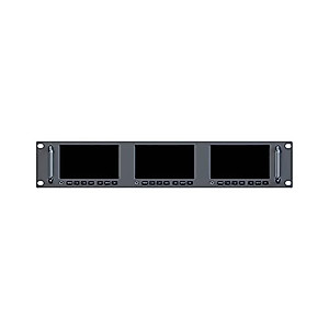 LILLIPUT RM-503S 3 X 5 inch Full HD 2RU Rack Mount Monitor 1920x1080 HDMI 2.0, 3G-SDI Input and Output with Waveform and Vector Functions