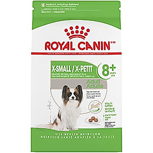 Royal Canin X-Small Adult 8+ Dry Dog Food, 2.5 lb bag