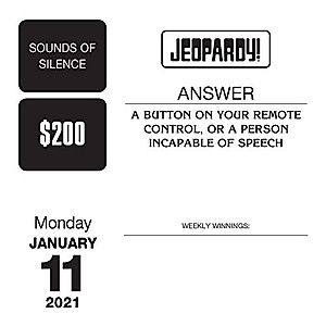 Jeopardy! 2021 Day-to-Day Calendar
