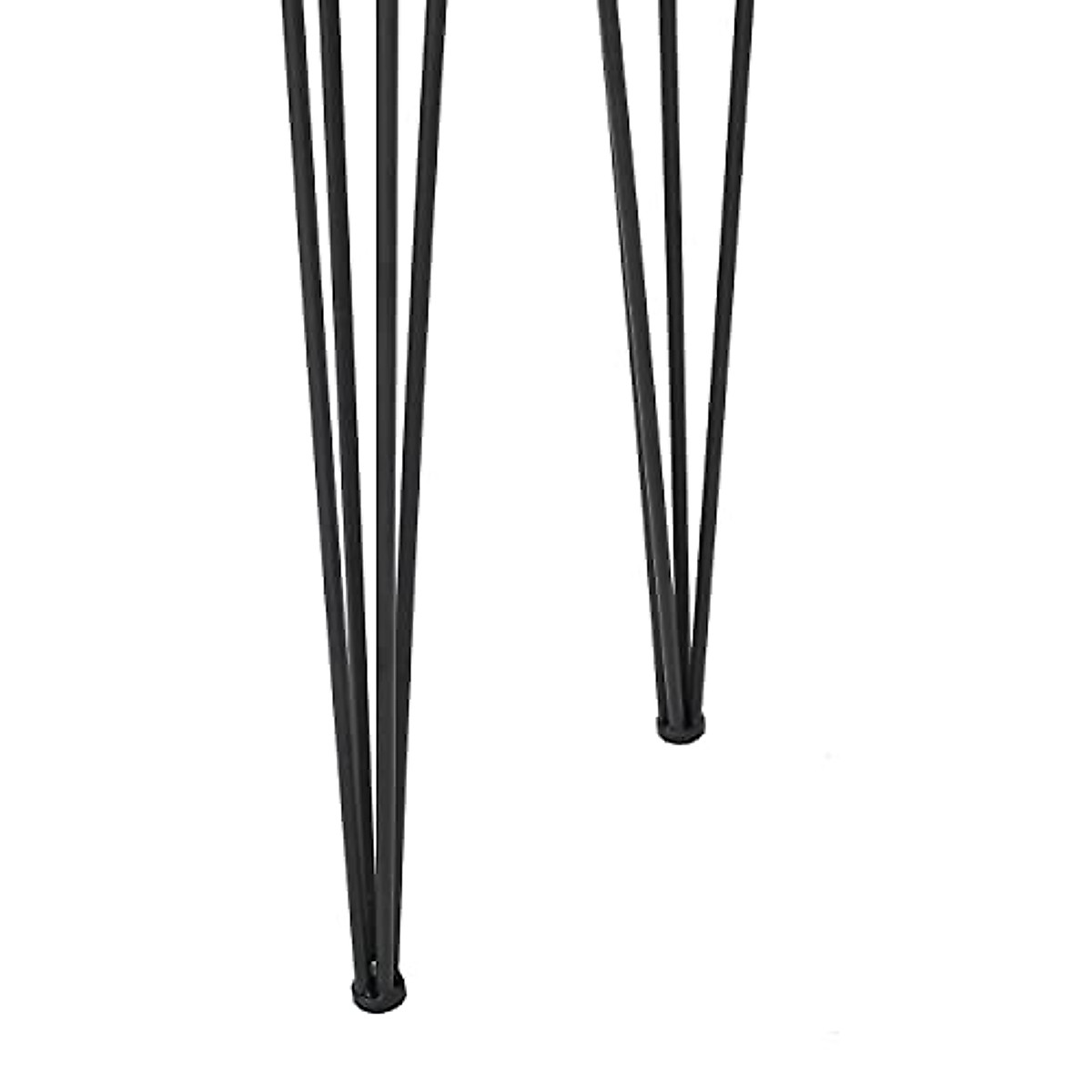 Christopher Knight Home Chana Industrial Faux Live Edge Rectangular Bar Table, Natural / Black