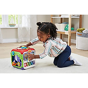 VTech Sort and Discover Activity Cube (Frustration Free Packaging), Red
