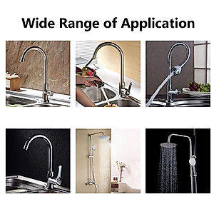 76mm/3inch DN15 Brass Ceramic Stem Ceramic Disc Cartridge Faucet Valve Cartridge Replacement Faucet Repair Replacement Parts for Bathroom Kitchen Tap Sink Faucet (Random color)