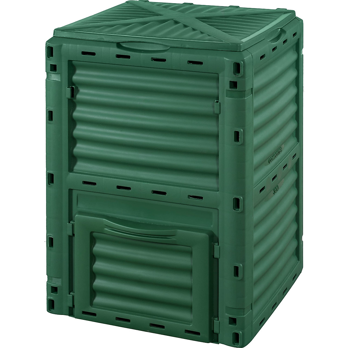 GARDEN FRIEND C1933431 Composter 300 Lt. Made of weather-resistant polypropylene, green