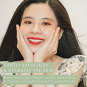 TreeActiv Acne Charcoal Face Wash, 8 Fl oz, Daily Face Wash with Sulfur Honey, Charcoal Exfoliating Face Cleanser, Mens Face Wash for Acne, Deep Cleansing Charcoal Face Wash for Women and Men, 425+ Uses