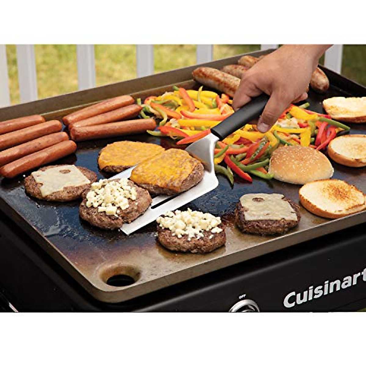 Cuisinart Flat Top Professional Quality Propane CGG-0028 28" Two Burner Gas Griddle
