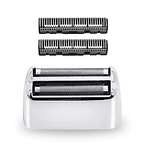 FXFS2 Replacemnet Foil and Cutter Compatible with Bab-yli-ss PRO Barbe-rology Double Foil Shaver, Shaver Head for Bab-yli-sspro Replacement Blade