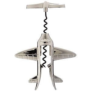 GODINGER SILVER ART Airplane Self Pull Cork Screw