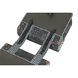 Basil Bohème-Double Bag, Double Pannier Bag, 35L, Indigo Blue