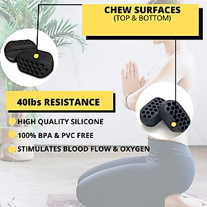 Excel Jawline Exerciser for Powerful Jaw Workout, Jaw Trainer Neck and Face, Define Your Jawline Slim and Tone Your Face Jaw Exerciser For Men and Women- Alleviate Stress and Cravings