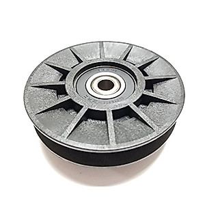 Set of 2 Drive Pulleys Compatible with V-Idler for Poulan Husqvarna Craftsman 532194326 194326, Flat Idler 532194327 194327. Also Compatible with Snapper V-Idler 70-5079, Flat Idler 70-5080