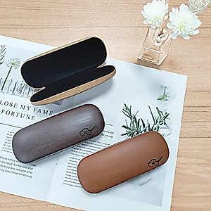 Hard Shell Glasses Case, Eye Glass Carry Case for Men Women, 3 Pack Eyeglass Sunglasses Cases