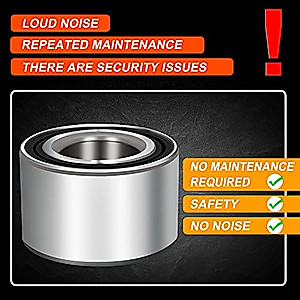 RANSOTO 3514699 Wheel Bearing Front and Rear Compatible with Polaris RZR PRO XP 900 1000 4 S XP Turbo General Sportsman Replaces 3514822 3515090 3514627 3514924 4 Packs