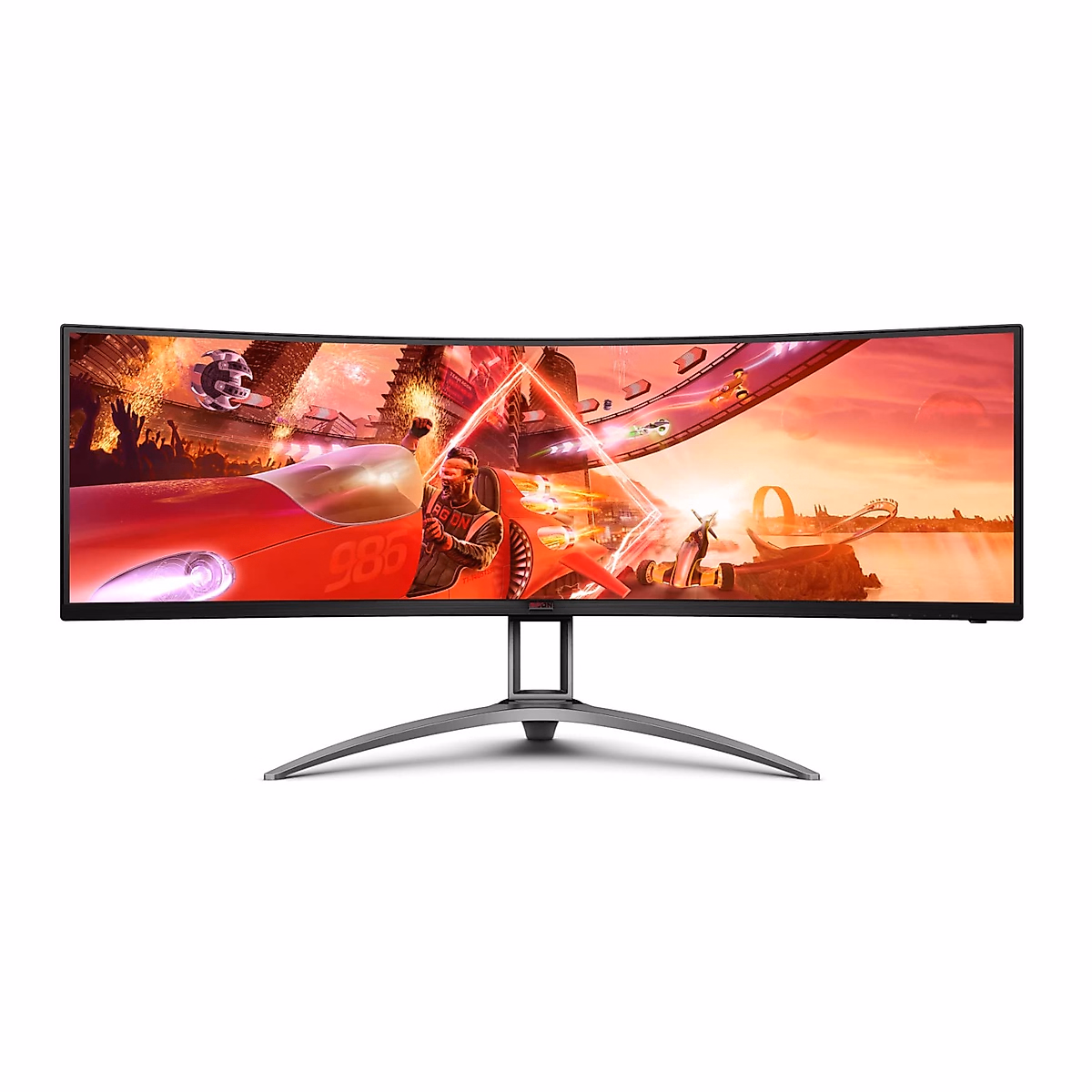 AOC AGON AG493UCX 49 inches Curved Immersive Gaming Monitor Dual QHD 5120 x 1440 @ 120Hz (Renewed)