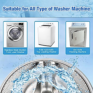flowcheer Washing Machine Cleaner 24 Pack-Powerful Deep Cleaning Household Washing Machine Cleaner Tablets for HE Front Loader&Top Load Washer,-12 Month Supply