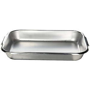 Vollrath 61230 3.5 Qt Bake and Roast Pan, Stainless Steel, 14-7/8 x 10-1/4 x 2-inch, Silver