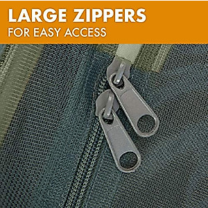 Winterial Single Person Personal Bivy Tent - Lightweight One Person Tent With Rainfly, 2lbs 9oz, Stakes, Poles and Guylines Included, Backpacking and Hiking Bivy Tent, Green