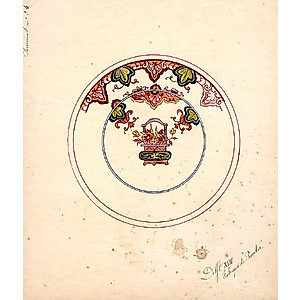 An original design for a porcelain plate