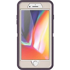 OtterBox Defender Series Case for iPhone 8 PLUS & iPhone 7 PLUS (ONLY) Case Only - Non-Retail Packaging - Night Purple/Pale Beige
